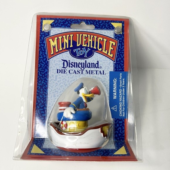 Disney | Toys | Disneyland Donald Duck Tug Boat Captain Mini Boat Toy ...